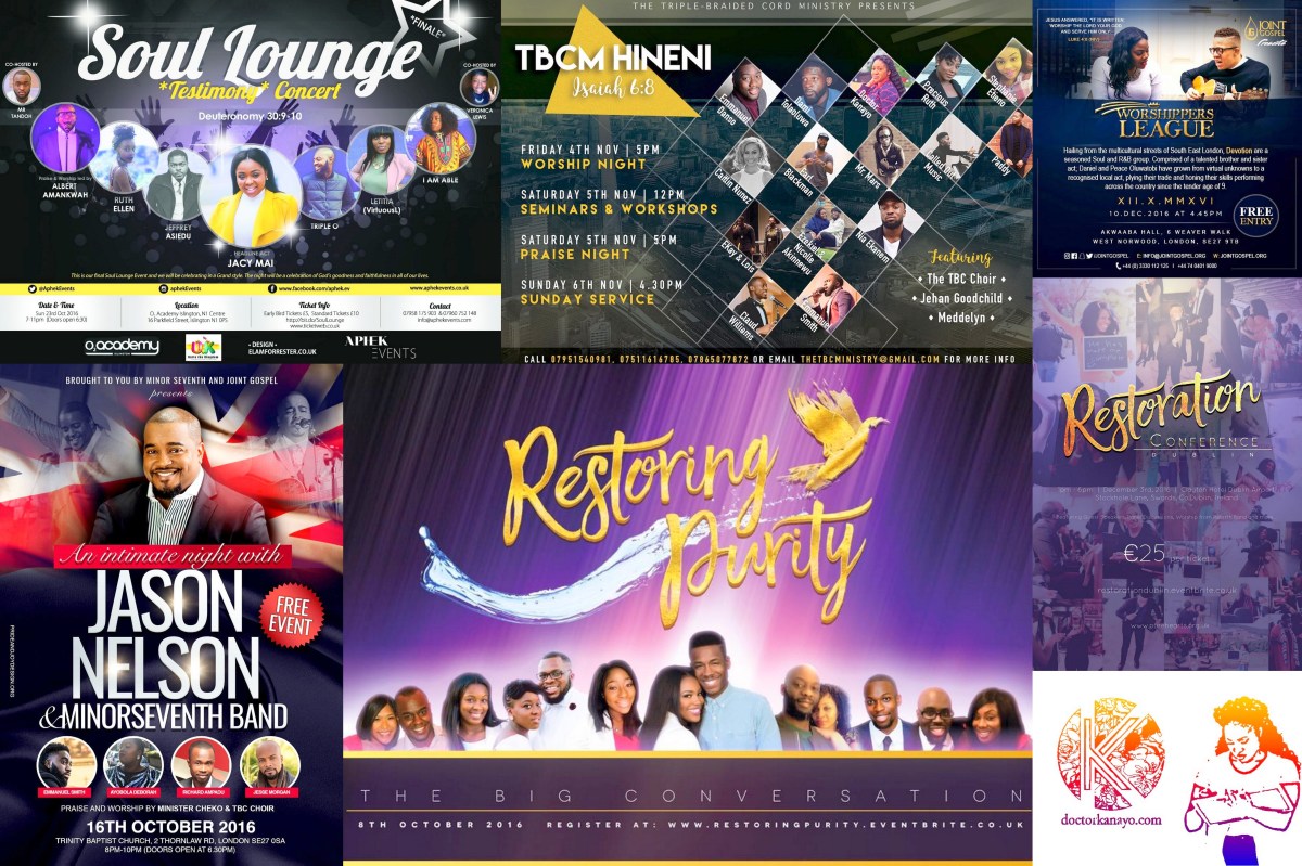 Upcoming Christian Events | October – December 2016 – KANAYO