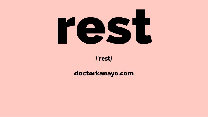 Rest – KANAYO